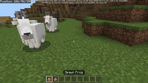 Minecraft's new species of frog can eat goats?The developer gives an ...