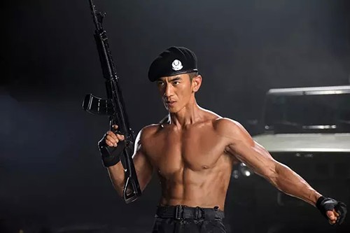 Bruce Lee's muscles, Jackie Chan's muscles, Jet Li's muscles, he said ...