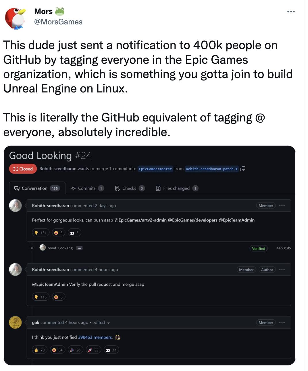 India Mengxin's desperate operation submits PR to "bomb" 400,000 developers, GitHub is ...