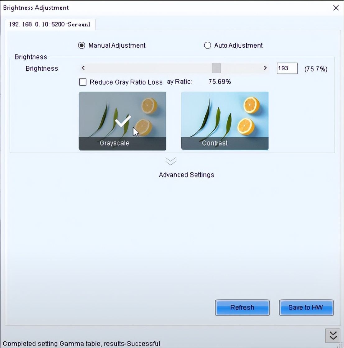 How to adjust the brightness of the LED display? - iNEWS