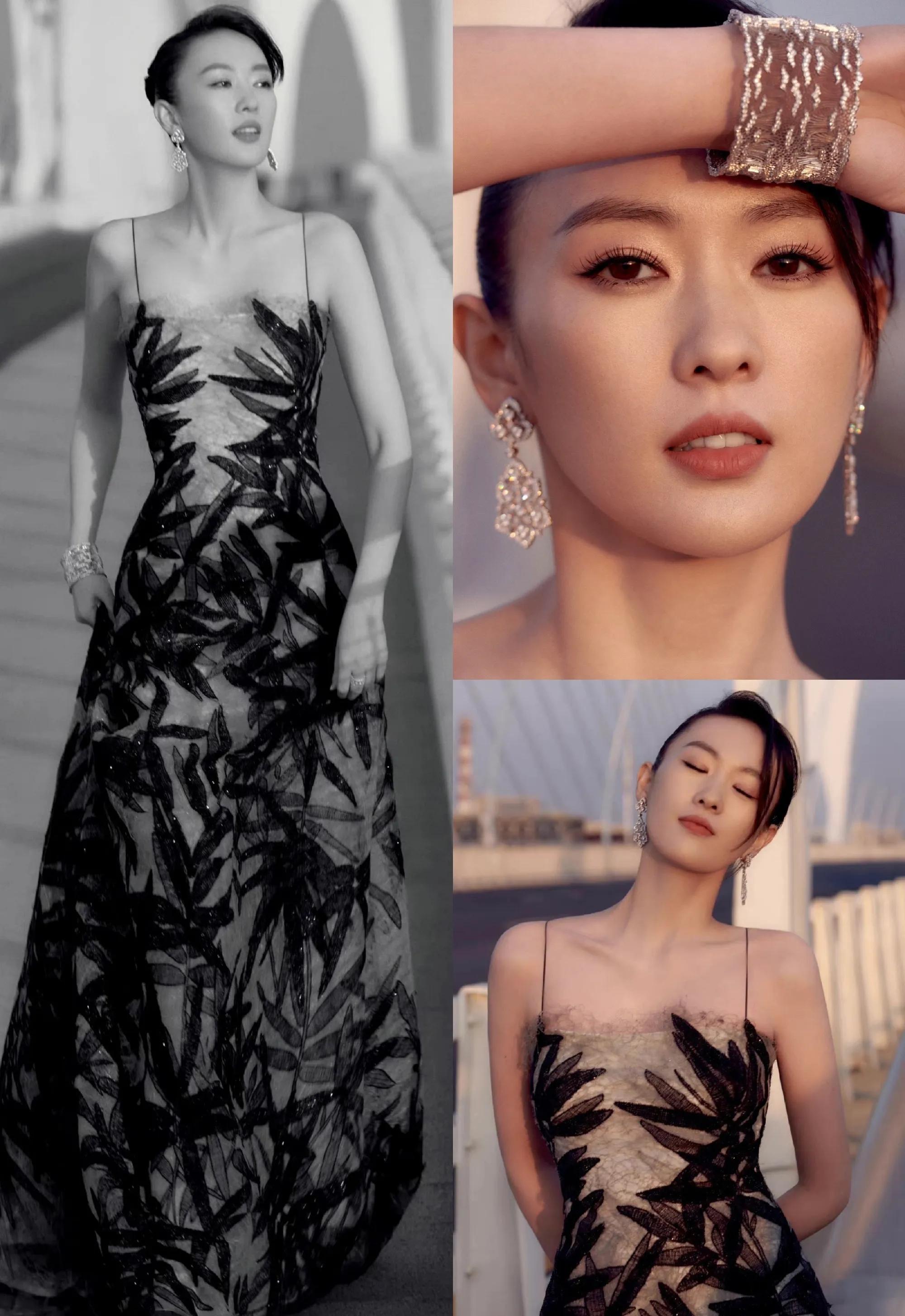 Feitian Awards red carpet modeling Sun Li, Guan Xiaotong, Yuan Shanshan ...