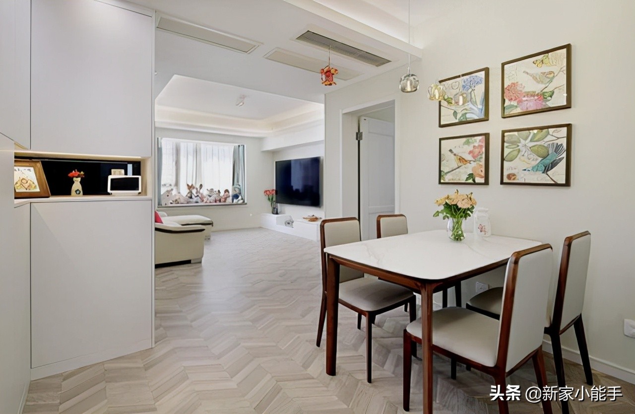 The 90-square-meter two-bedroom, which took a lot of effort to design ...