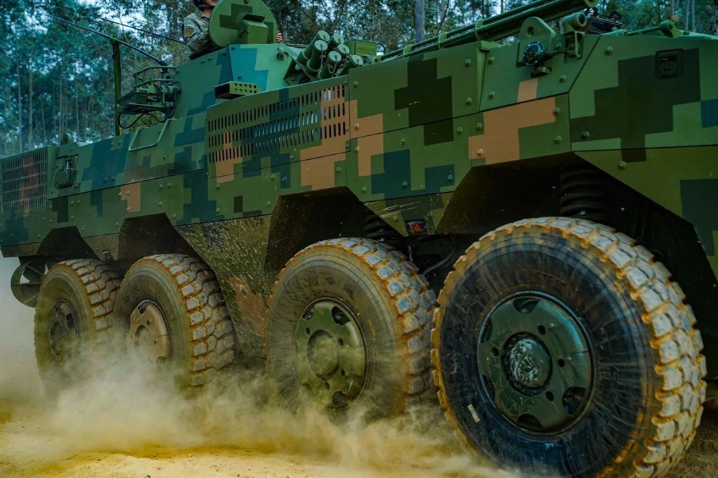 The 92-style infantry fighting vehicle has been upgraded with eight ...