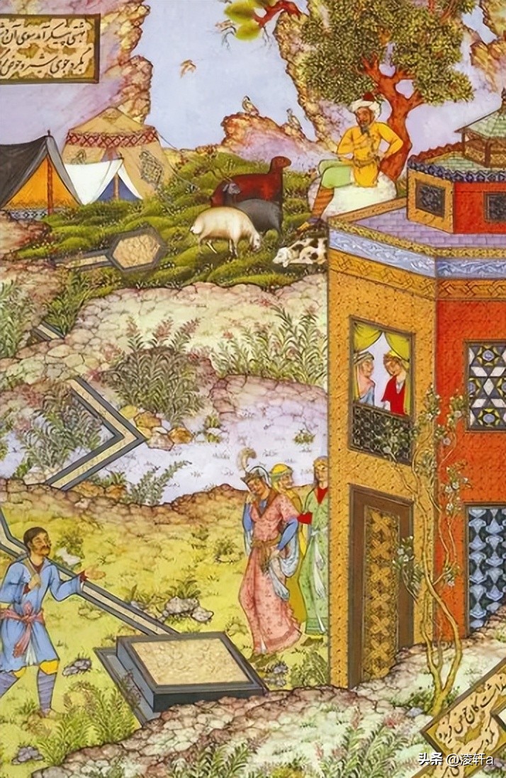 What are the characteristics of the paintings of the Persian Empire ...
