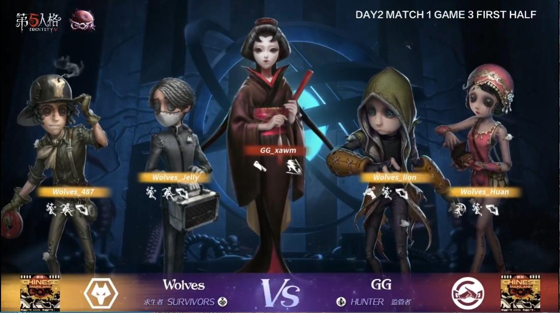 The Fifth Personality Call of the Abyss Ⅵ Global Finals Game 1 Wolves ...