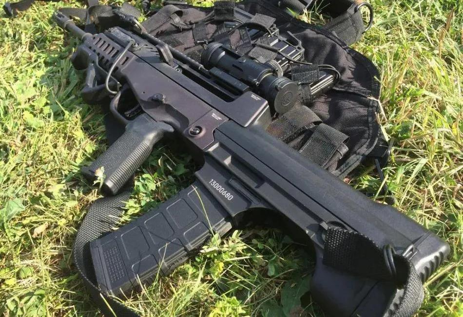 The extremely rare foreign trade version of the QBZ-97 automatic rifle is exported to Southeast ...