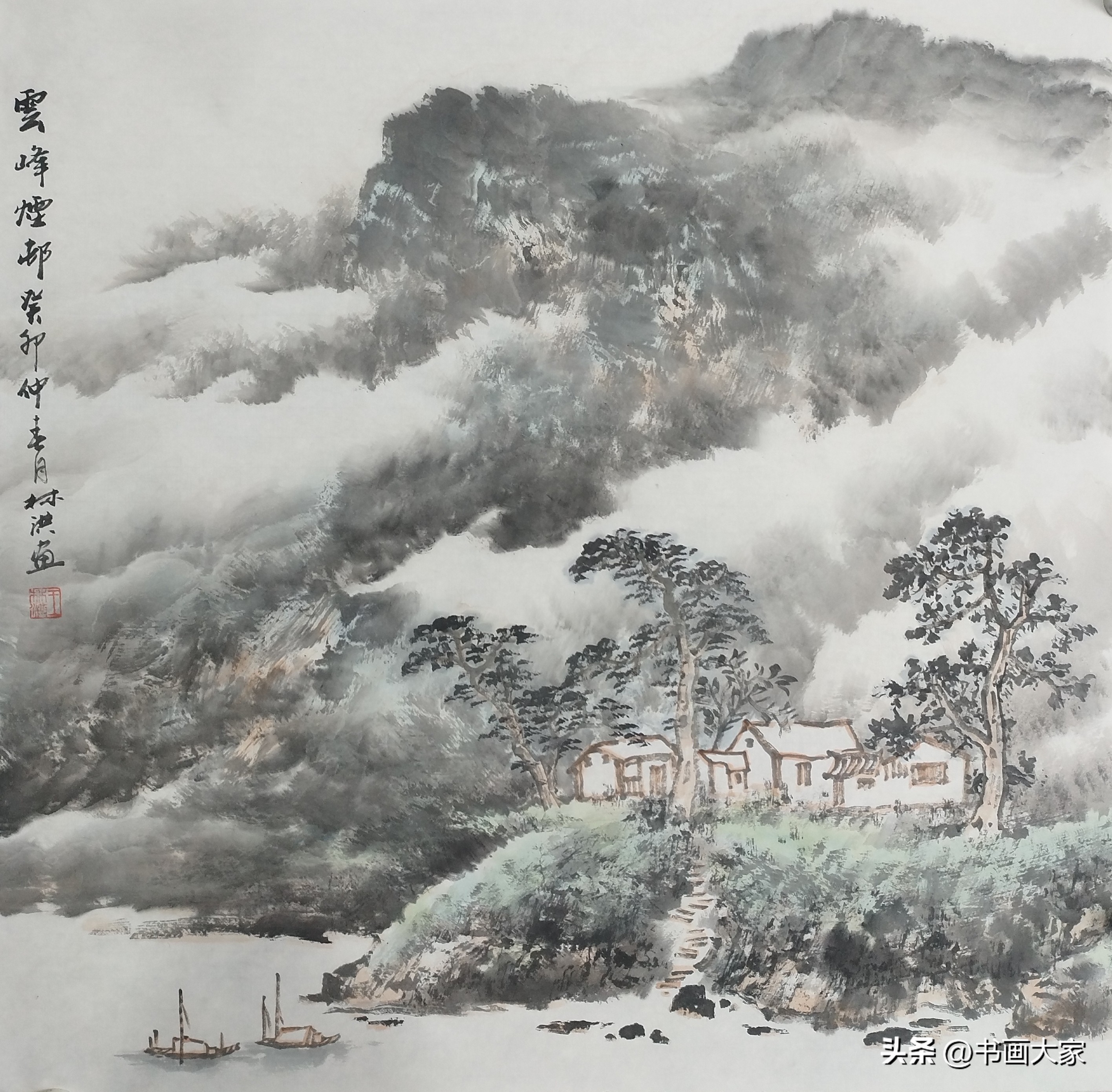 "Painter Wang Linhong" My landscape paintings are full of humor and ...
