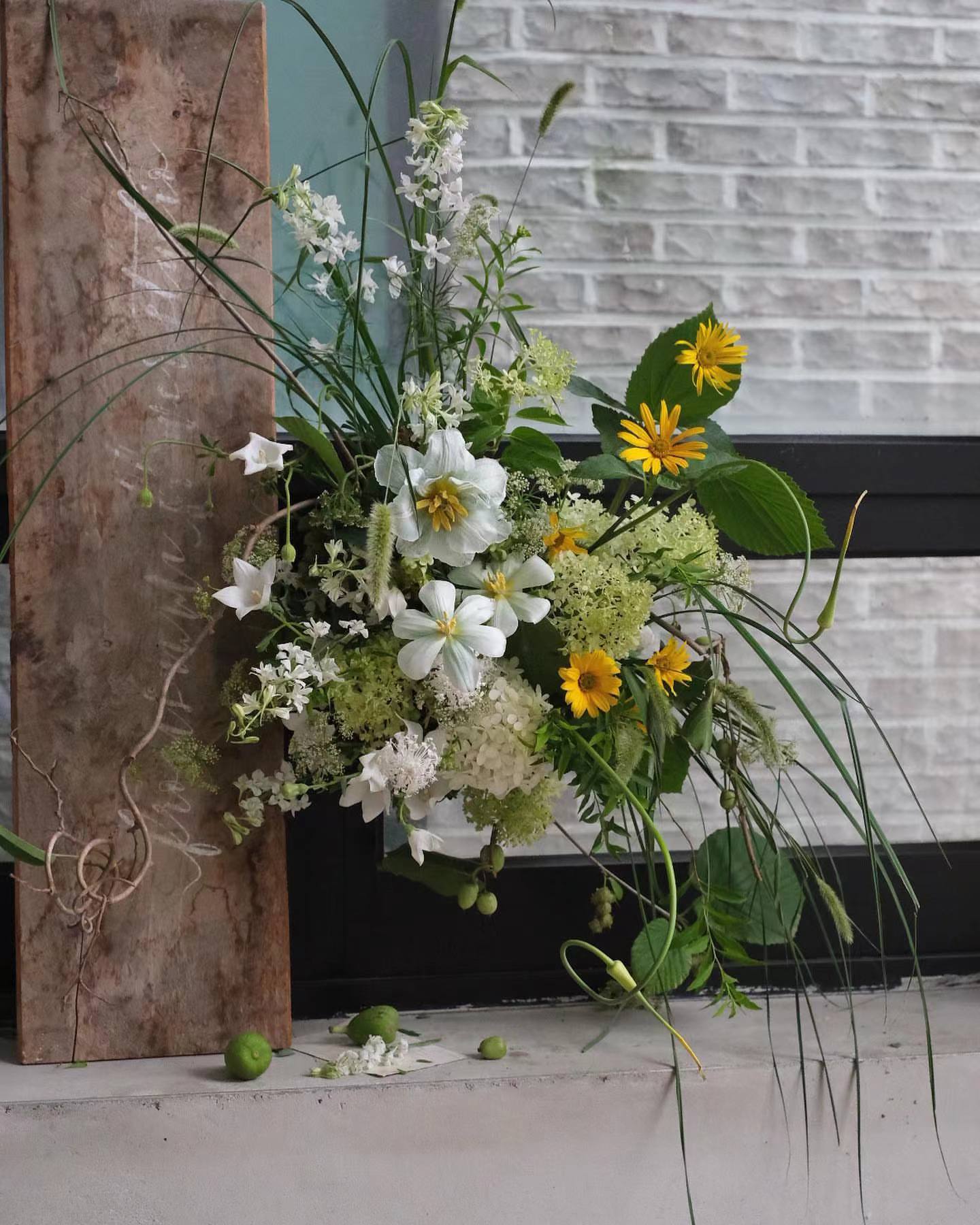 Sparse wild flower art style, deliberately we can never guess the ...