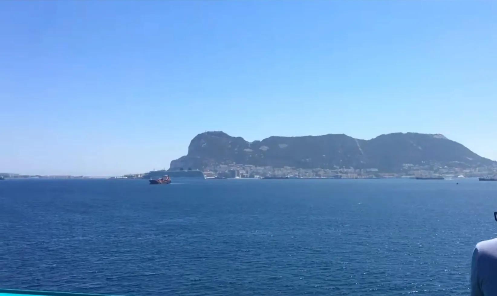 The Strait of Gibraltar - the only sea passage between the ...