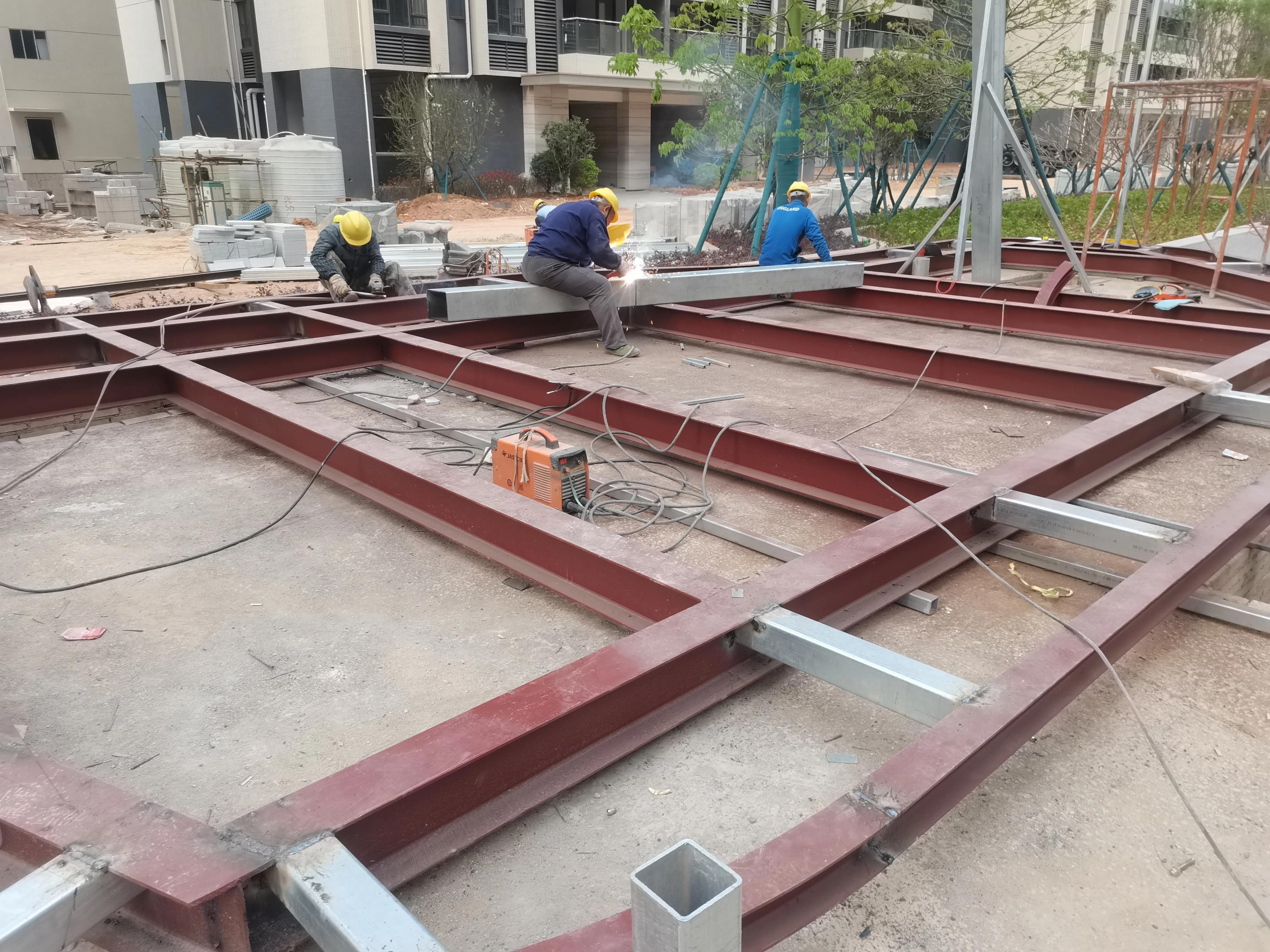 Iron art, steel structure construction technology - iNEWS