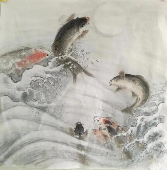 Yang Shimin: Showing the beauty of life of fish with a brush - iNEWS