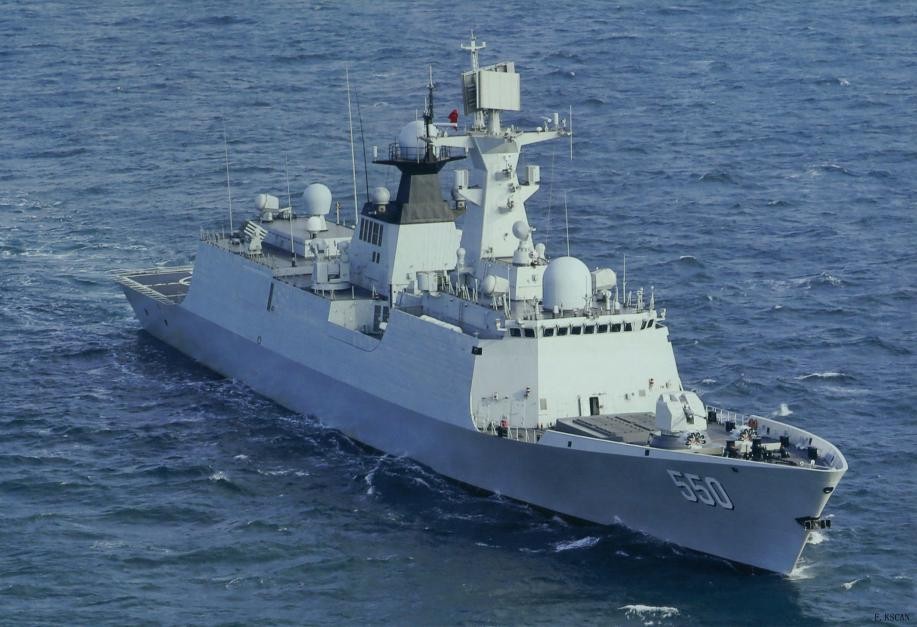 The People's Liberation Army's 054B new armor is exposed, and the weapon system has almost no ...