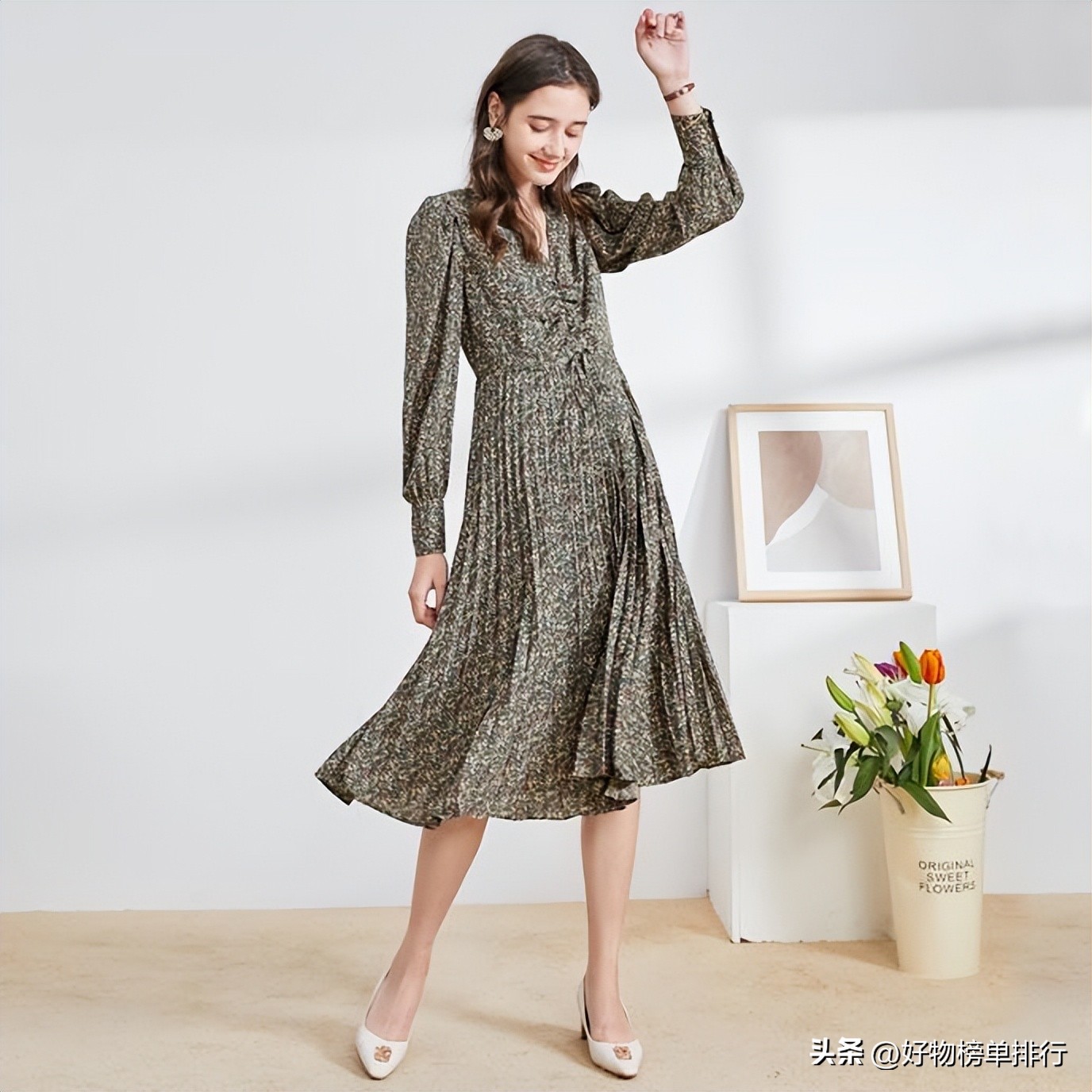 "Printed long skirt" is fashionable and foreign no matter how you wear ...