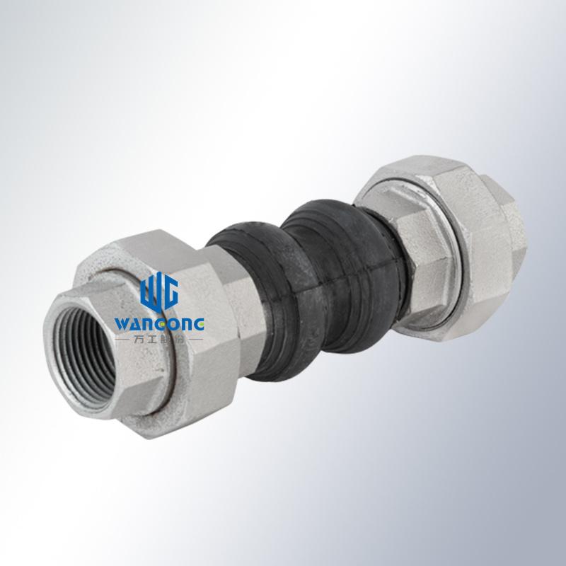 Structural features and installation methods of threaded rubber joints ...