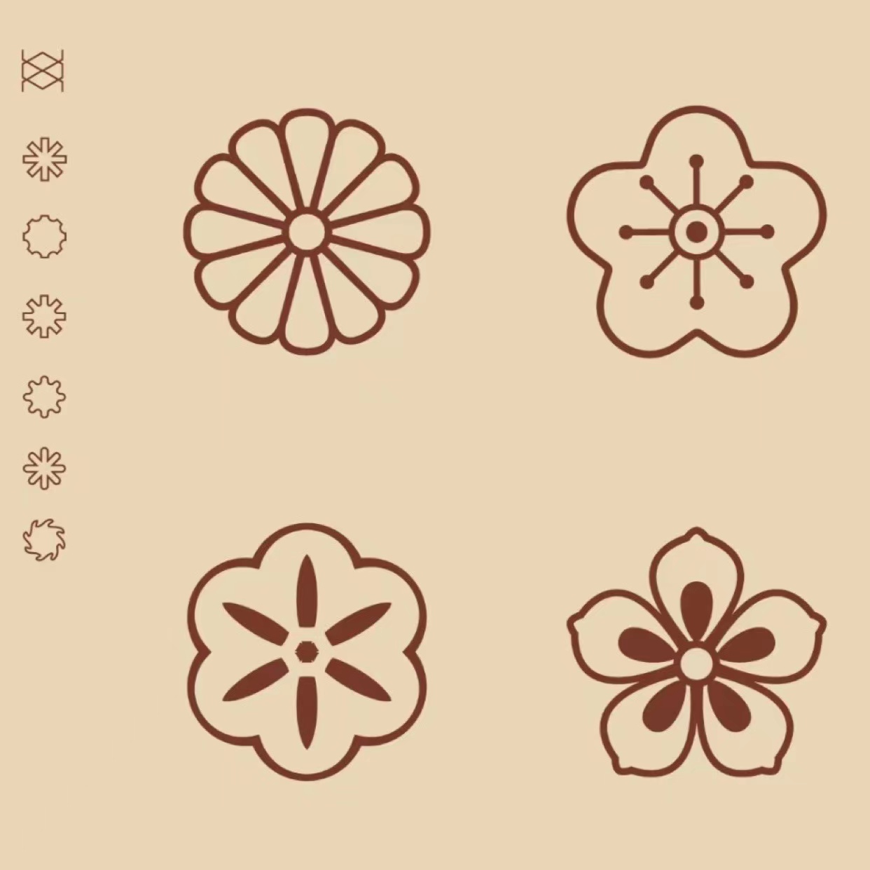 Embellished with national elegance!Traditional auspicious flower ...