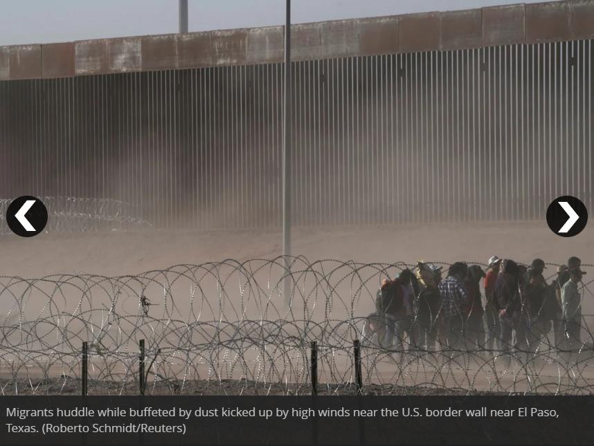 The time has come to run to America! About 10,000 people crossed the ...