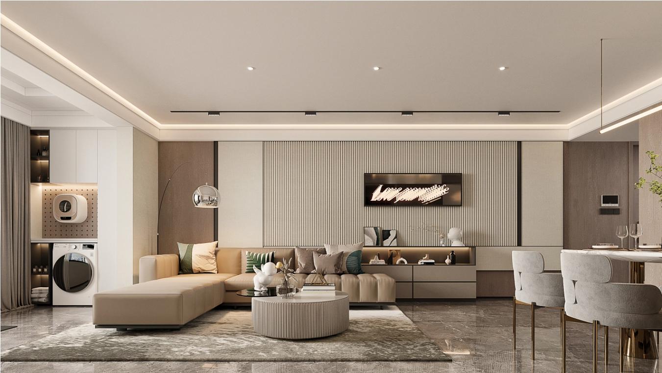 Simple and light luxury style, the perfect fusion of pragmatism and ...