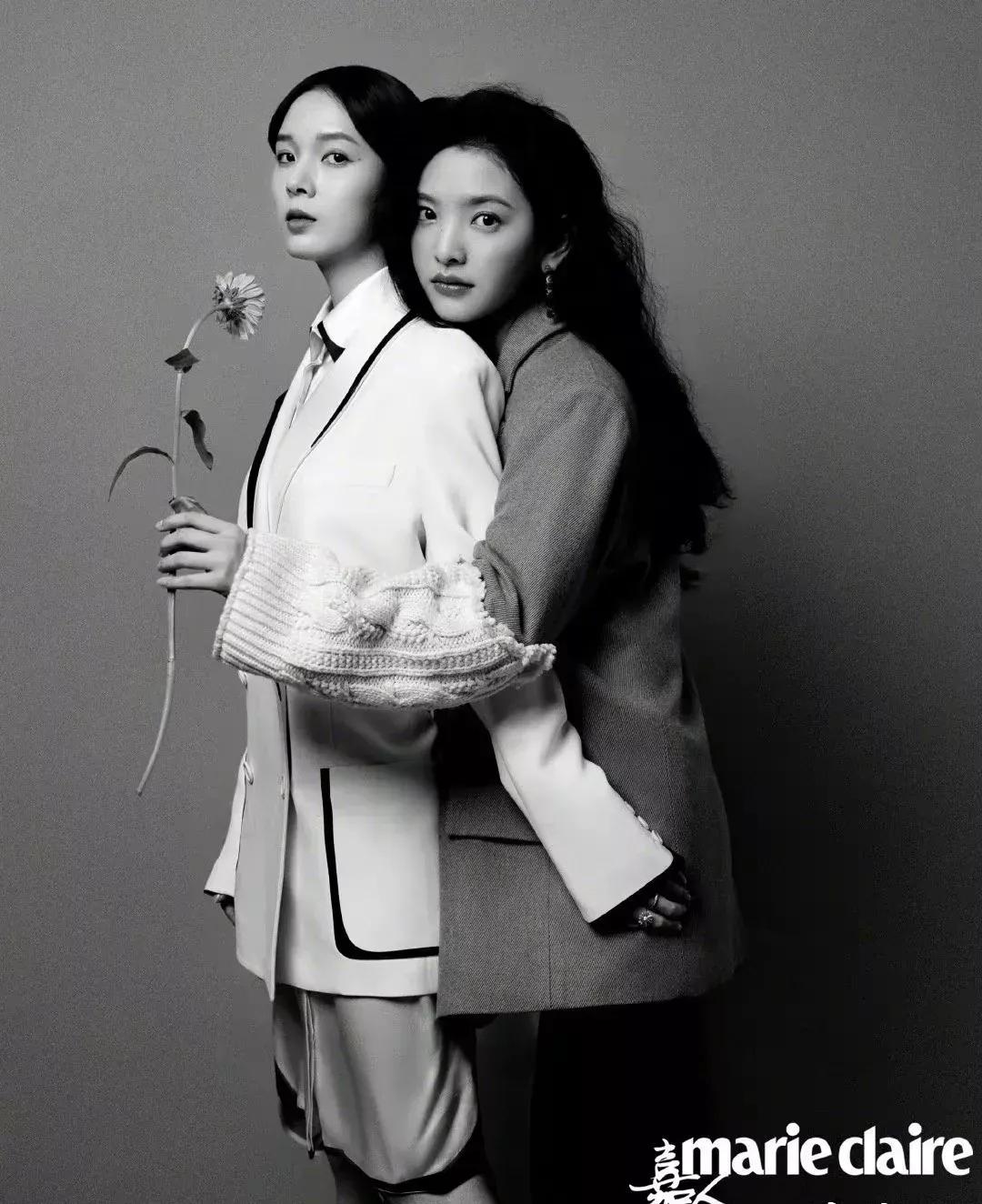 Zhou Ye, Zhang Ruonan, and Chen Yao shoot the magazine together - iNEWS