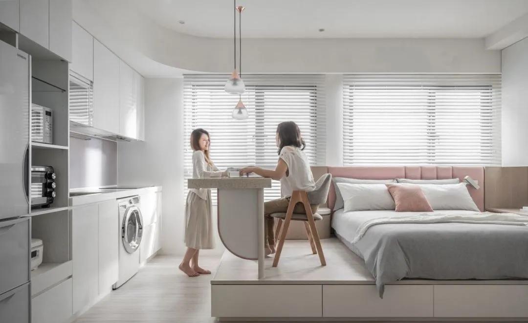 4 sets of small apartment design, 1 square meter complete counterattack ...