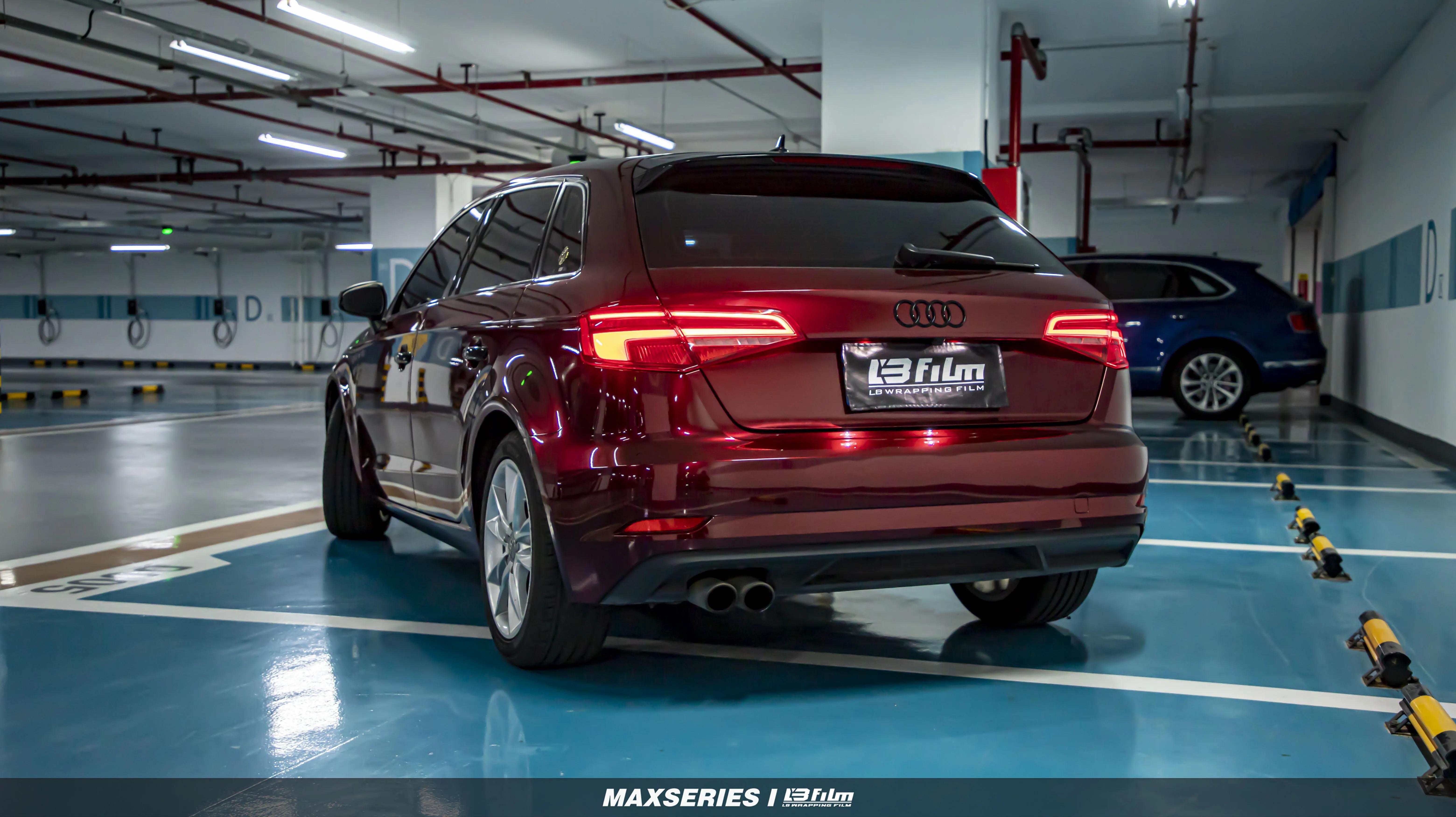 Audi A3 full car stickers LBFILB color change film liquid metal dragon ...