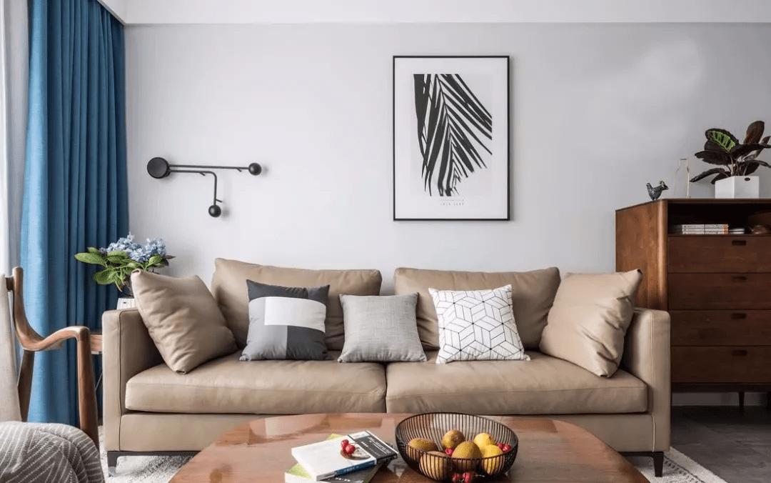 89 square meters just need a small three-bedroom, with the theme of ...