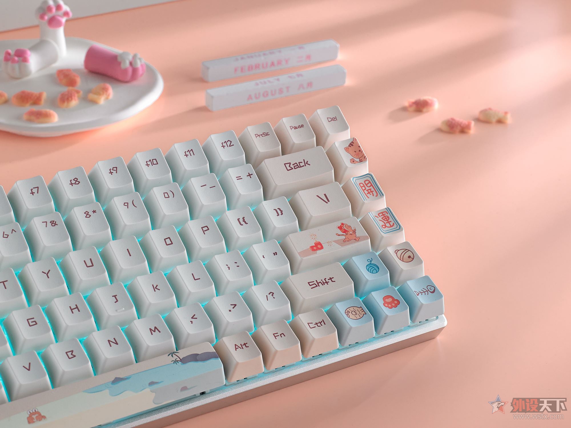 Linear fast silver axis, Rapoo MT510PRO multi-mode backlit mechanical ...