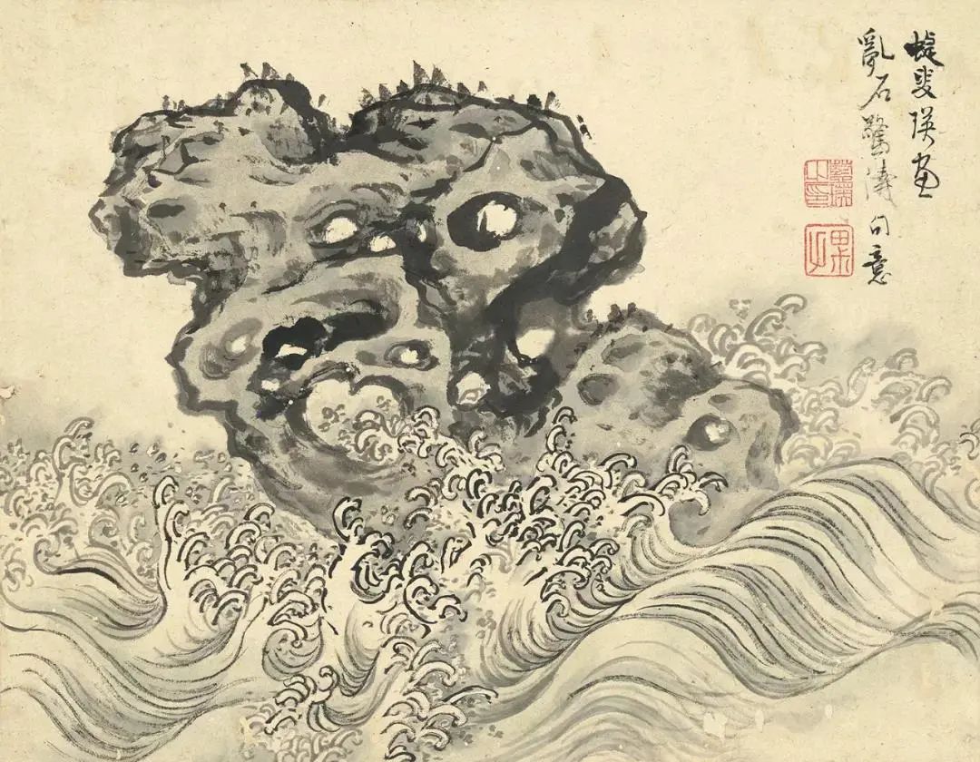 Lan Ying's stone painting, amazing workmanship, think of infinite ...