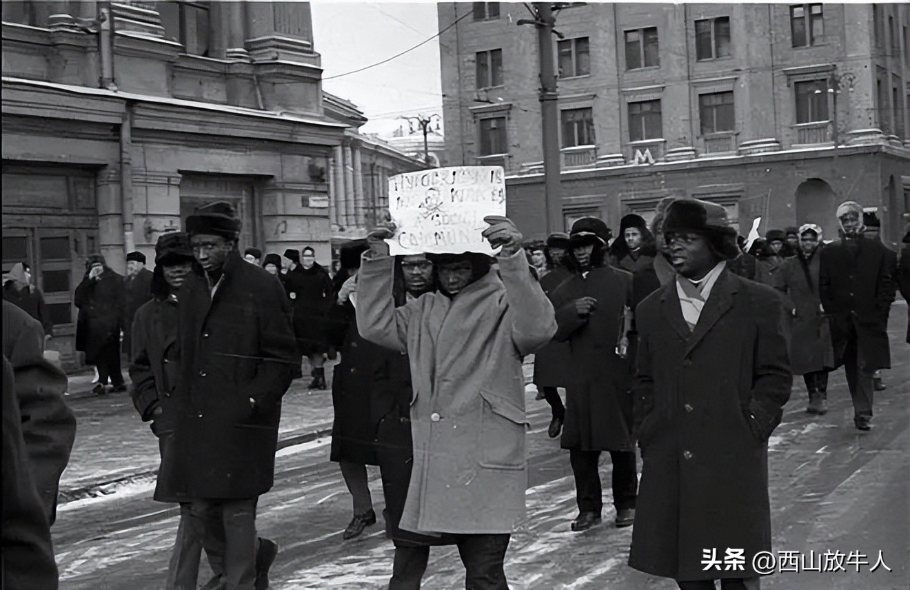 When the Soviet Union introduced a large number of black students, what ...