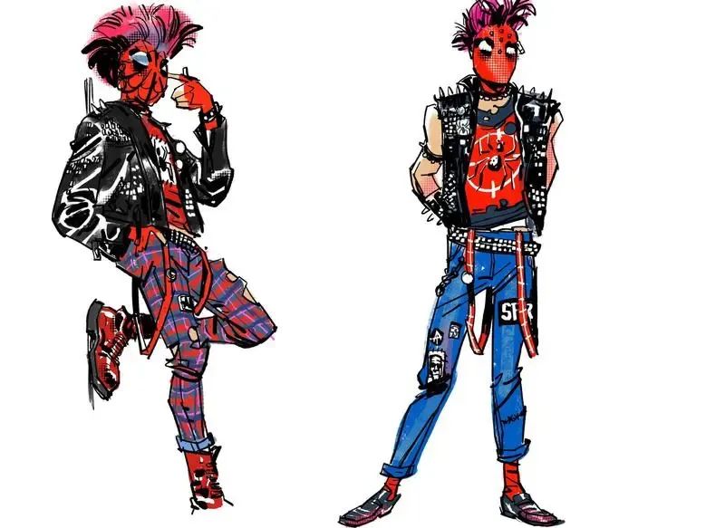 "Across the Universe" Punk Spider-Man Concept Design Exposure ...