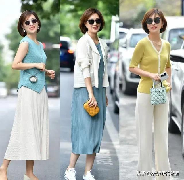 Dressing yourself up like this after the age of 50 is really decent and ...