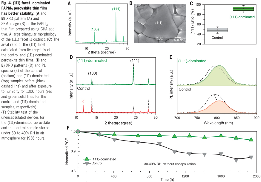 Revealing facet-dependent degradation and facet engineering of stable ...