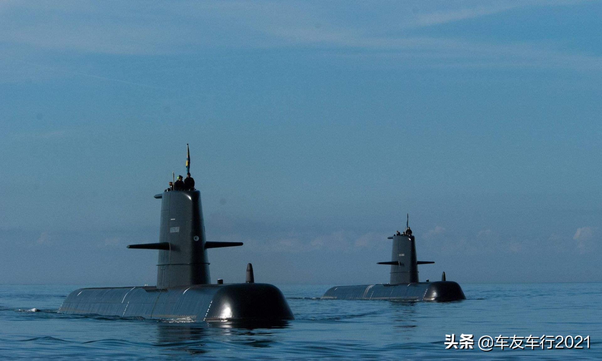 The first submarine equipped with the AIP system, the Gotland-class ...