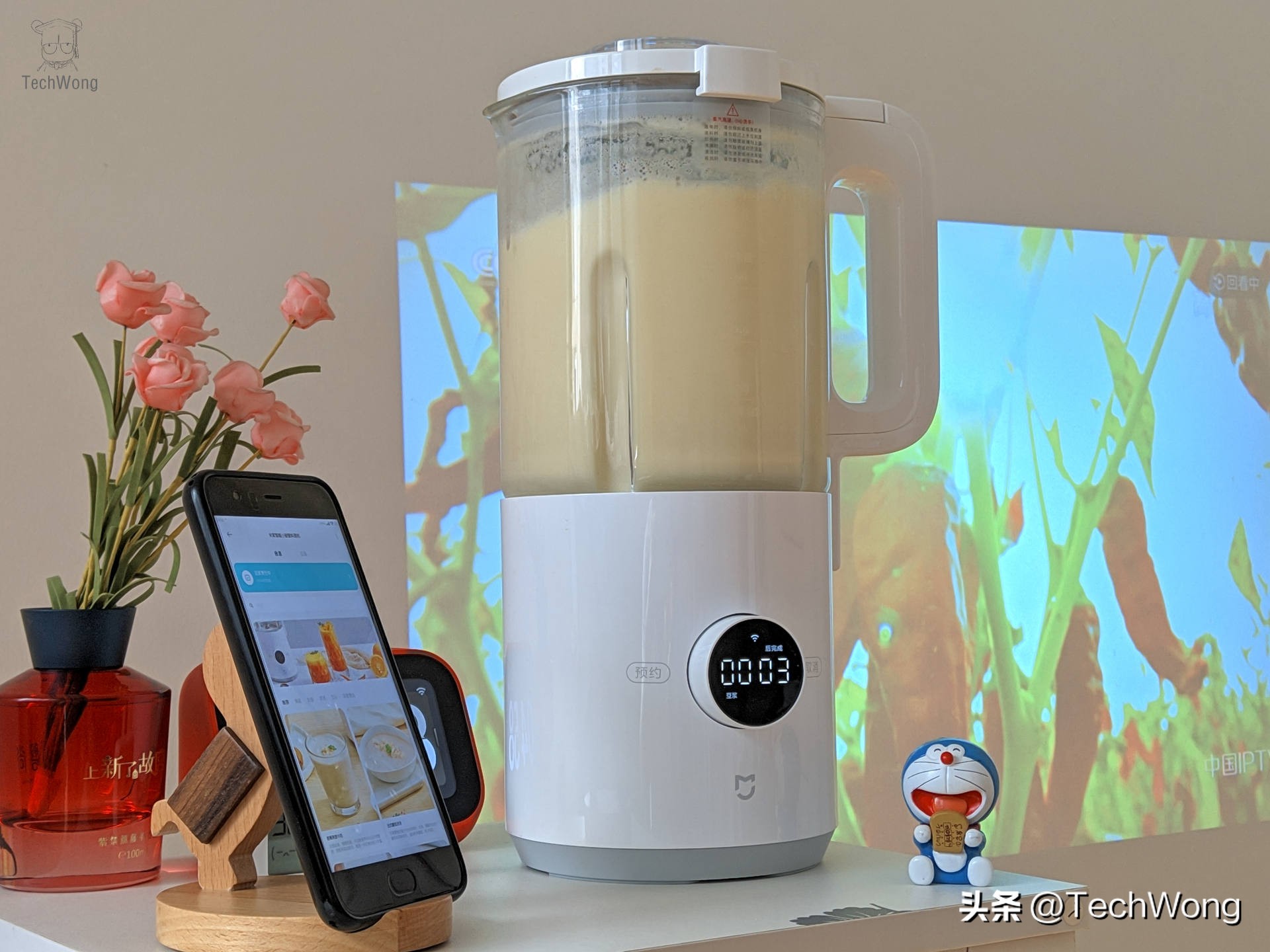 Beautiful appearance, powerful function and easy to use: Mijia smart small wall-breaking cooking ...