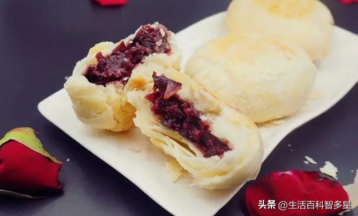 Traditional Chinese dim sum crispy rose sweetheart cake, how to make it ...