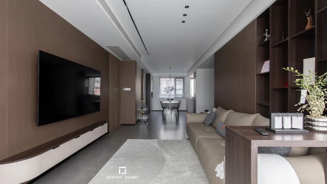 [Real scene case] 105 square meters of classic wood-colored space, the ...