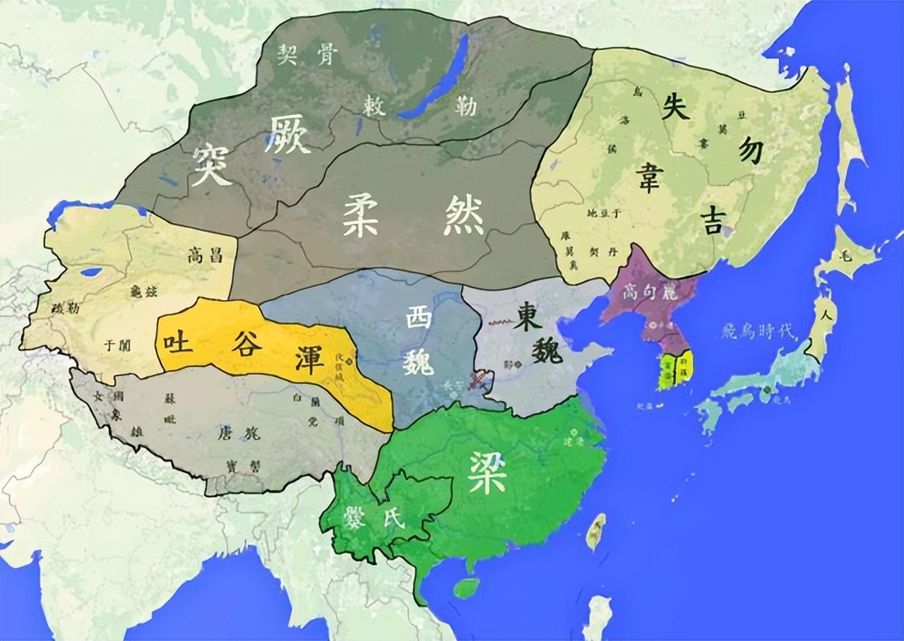 Illustration of the lineage of the monarchs of the Rouran Kingdom - iNEWS