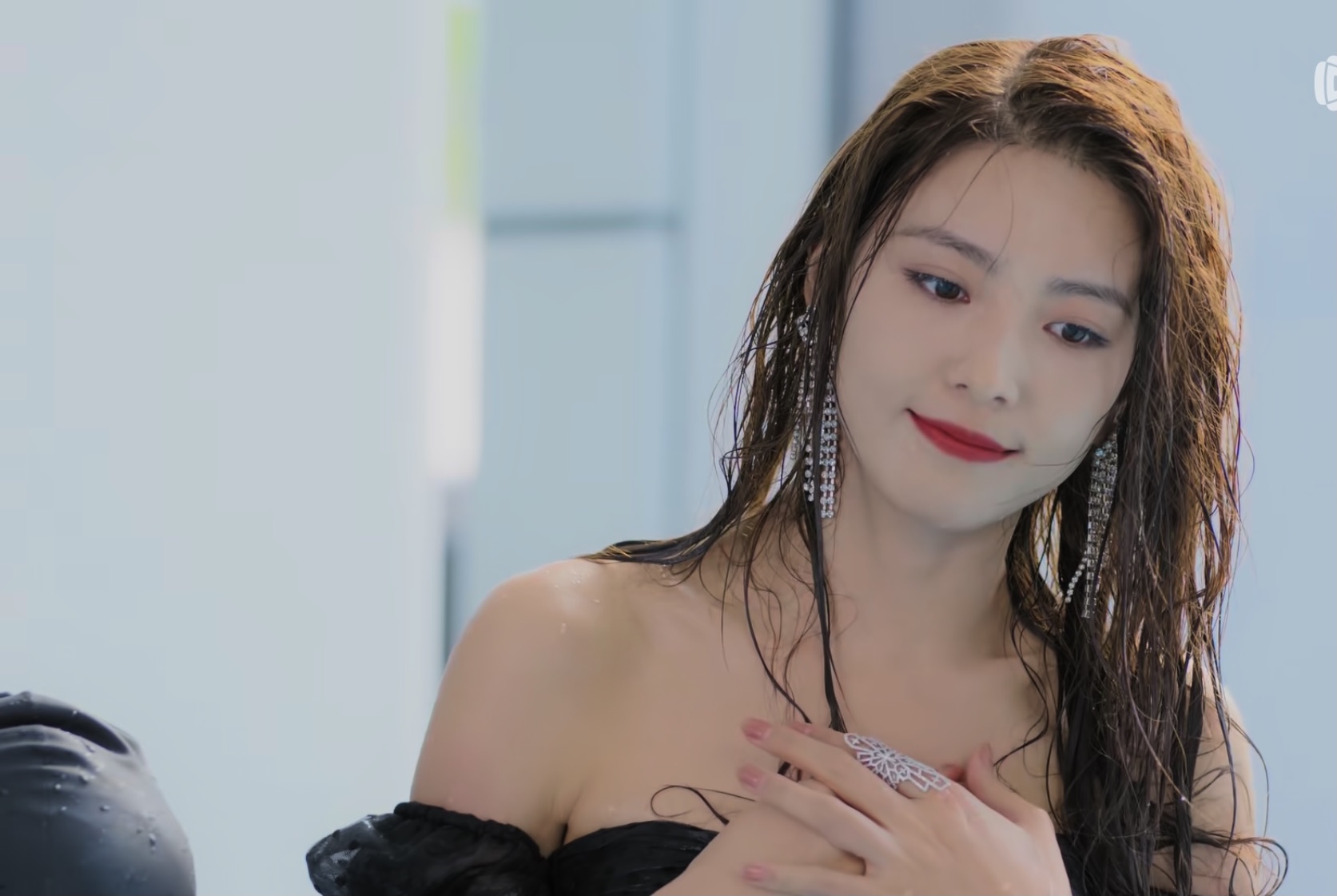 The second girl in "The Love You Give Me" is out of the circle with a ...