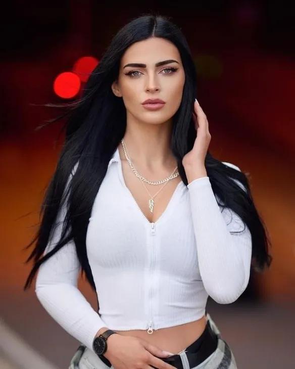 184 height against the sky, with deep facial features, supermodel ...