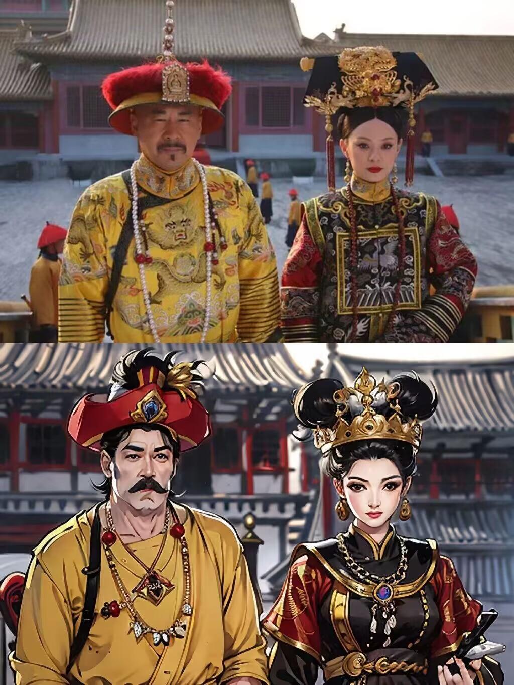 The characters in "The Legend of Zhen Huan" drawn by AI are actually ...