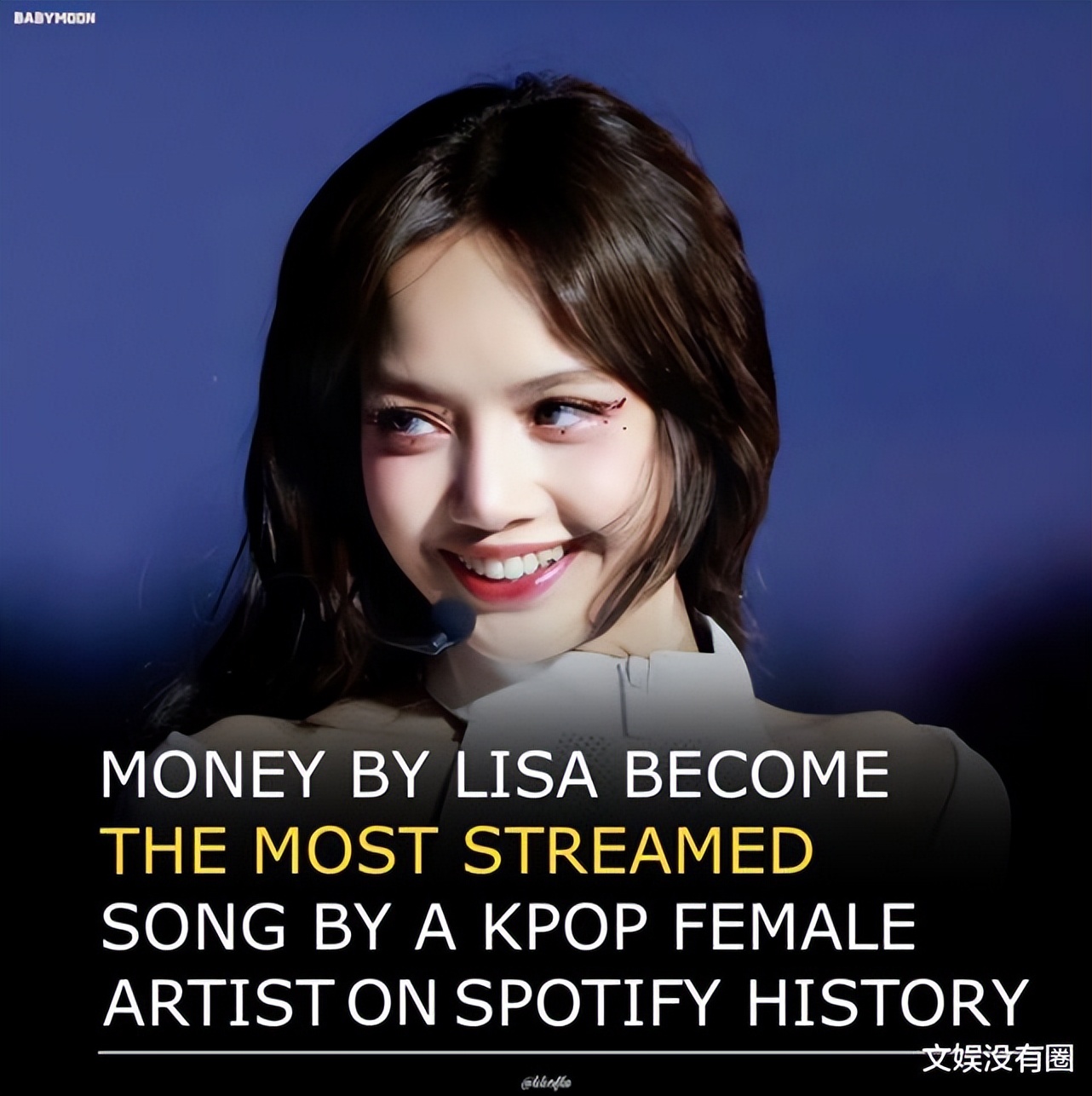 KPOP No. 1! LISA's "Money" becomes the most played song by a Korean ...