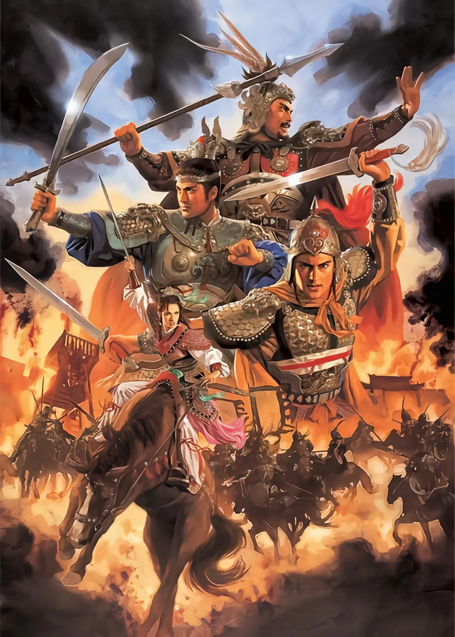 While Dian Wei was sleeping, Hu Che'er stole his two iron halberds. Why ...