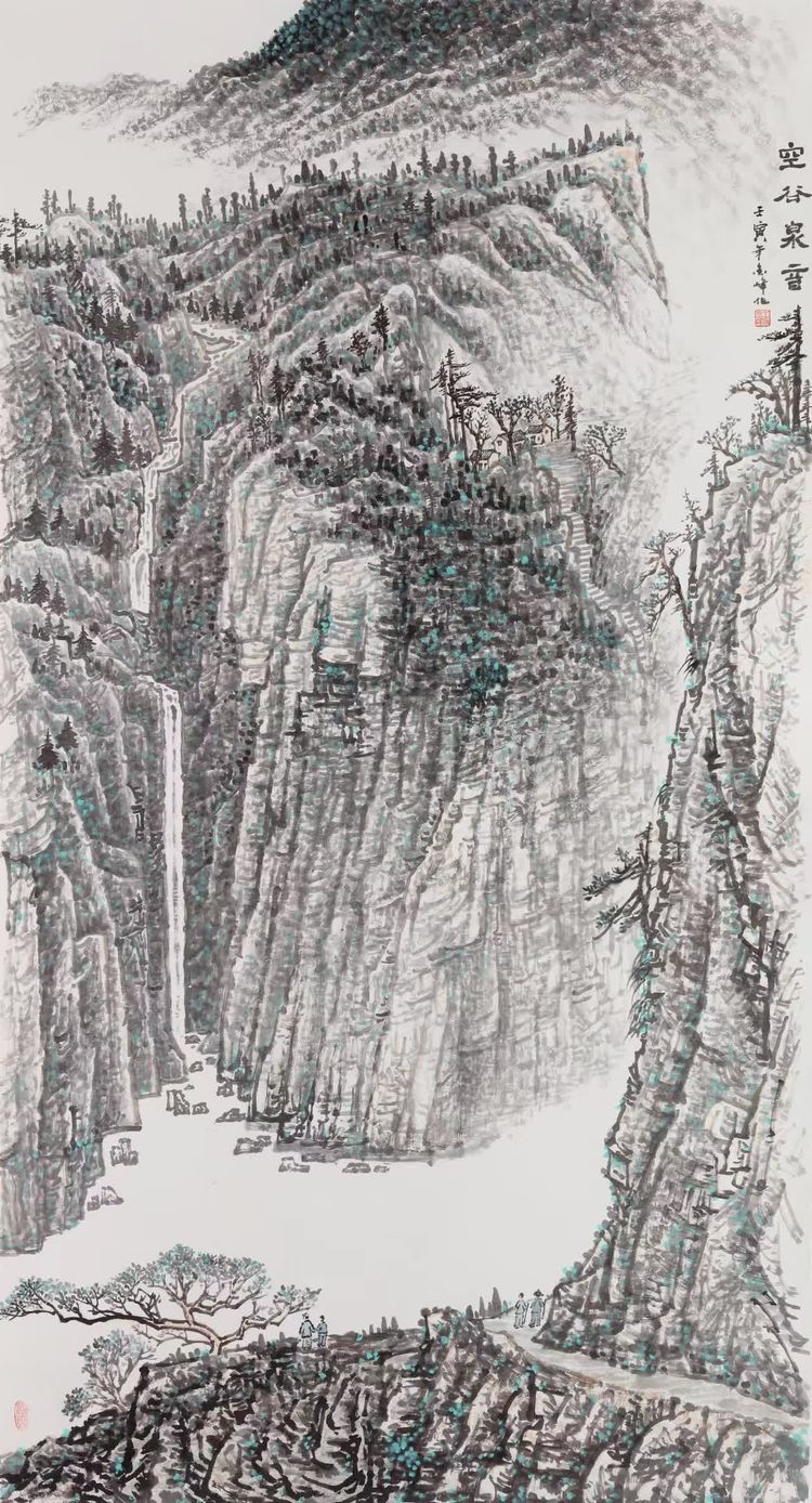 Wang Jinfeng, a military painter, talks about the brush and ink language of Chinese painting - iNEWS