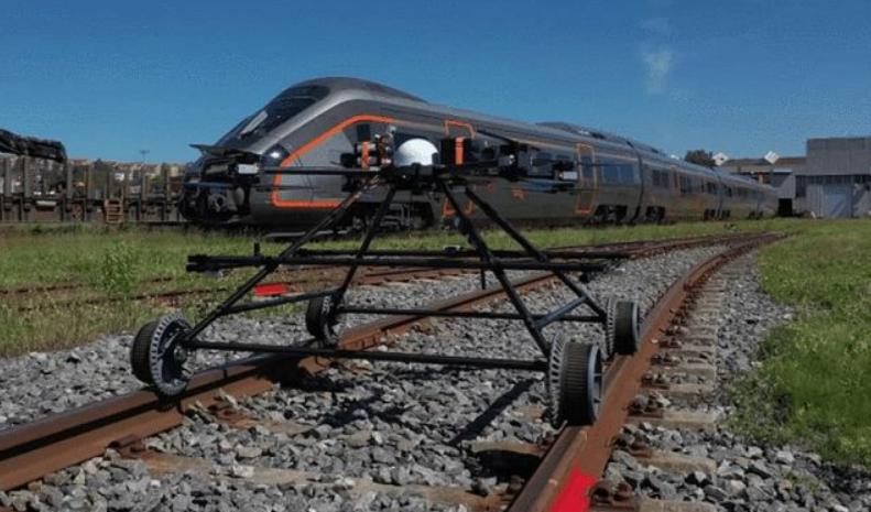 How is the monitoring and maintenance of the track carried out by drone ...