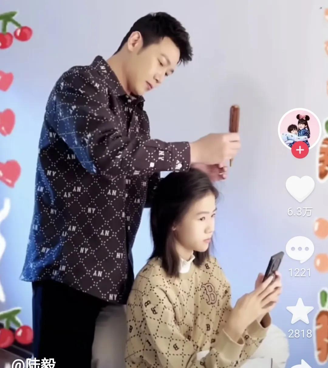 A recent photo of Lu Yi's 15-year-old daughter was exposed, with ...