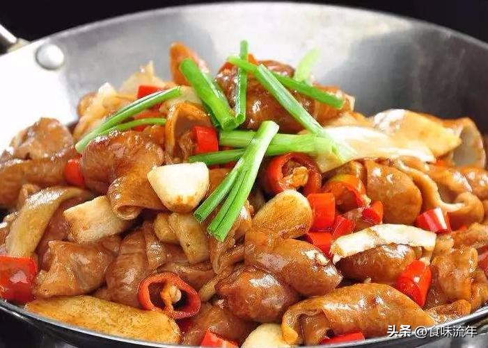 Crispy, tender and fragrant dry pot fat intestines, simple and ...
