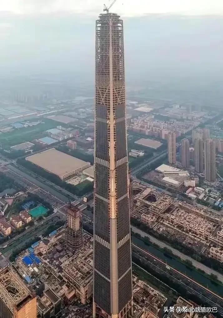 Although China's tallest skyscraper is crowned with a golden roof, it ...