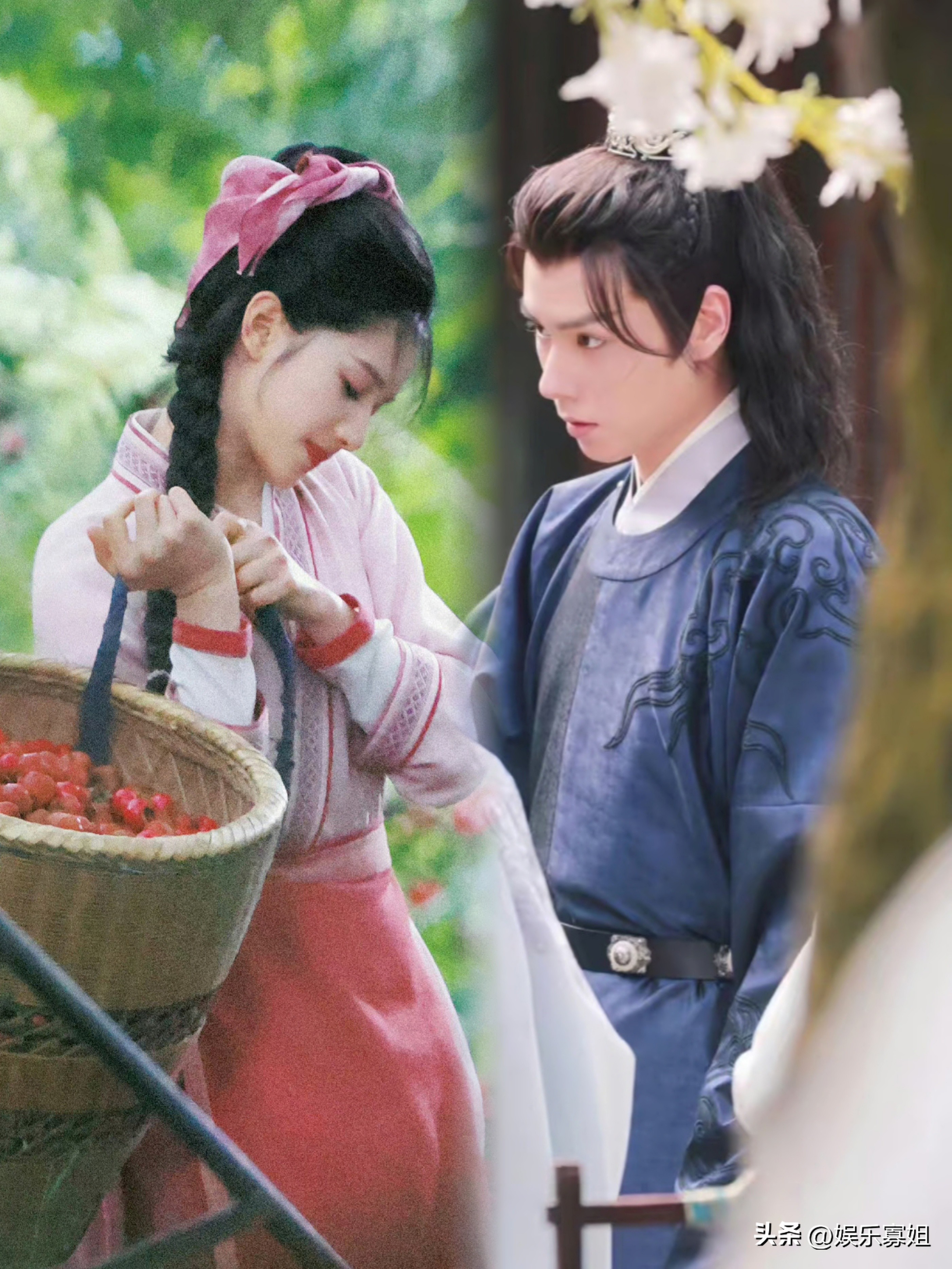 Zhang Jingyi's "Xihuazhi" was filmed by Reuters, she was dressed in a ...