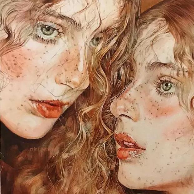 Japanese painter Reina Yamada takes the beauty of watercolor to the ...