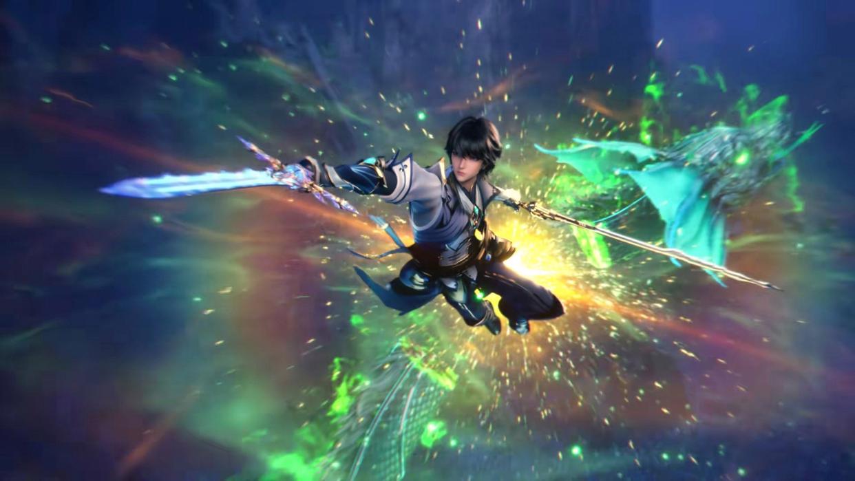 The Throne of the Seal of God: Long Haochen and Han Yu teamed up, the Black Wind Snake King was ...