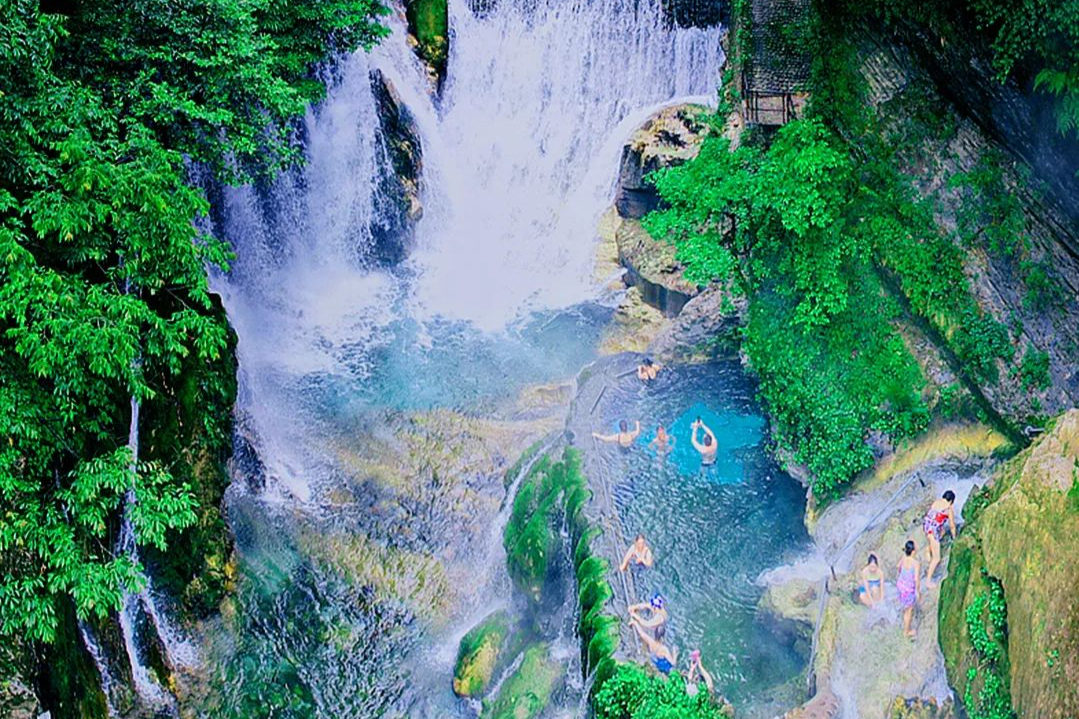 Reported as "the most beautiful hot spring in the world", it is the ...